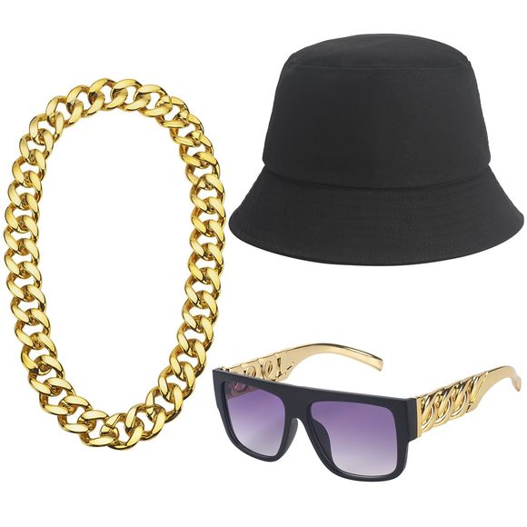 Оnuрgо | Accessories | Hip Hop Costume Kit 8s 90s Rapper Accessoriess ...